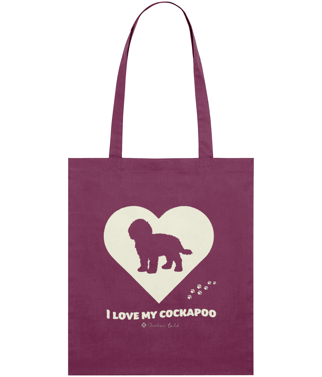 I Love My Cockapoo tote bags - Cloverleaves Limited